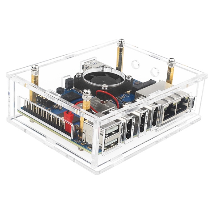 Vỏ mica cho Orange Pi 5 Plus (kèm quạt và tản nhiệt) | Shopee Việt Nam