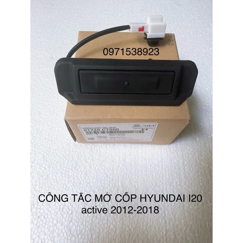 NÚT BẤM MỞ CỐP HẬU HYUNDAI I20 active và I20 2012-2018 81720-C7000 ...