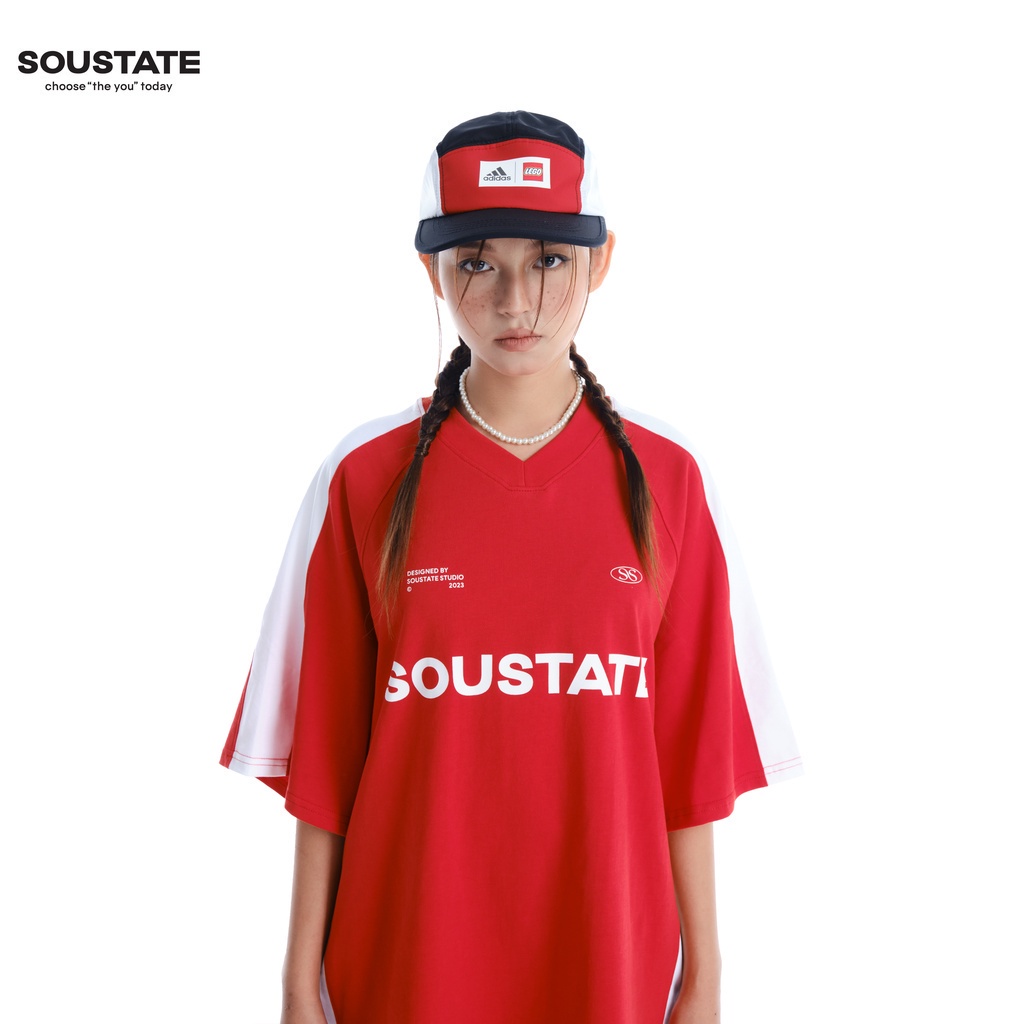 Áo Thun Big Oversize Soccer 100% Cotton (Đỏ) - SOUSTATE Chính Hãng ...