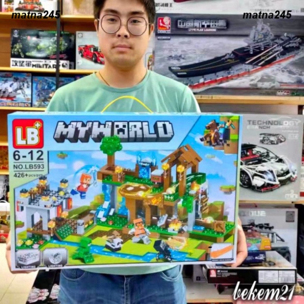 Myworld-Lego Minecraft Khối xây cất Lego Minecraft căn nhà trên cây nhỏ ...