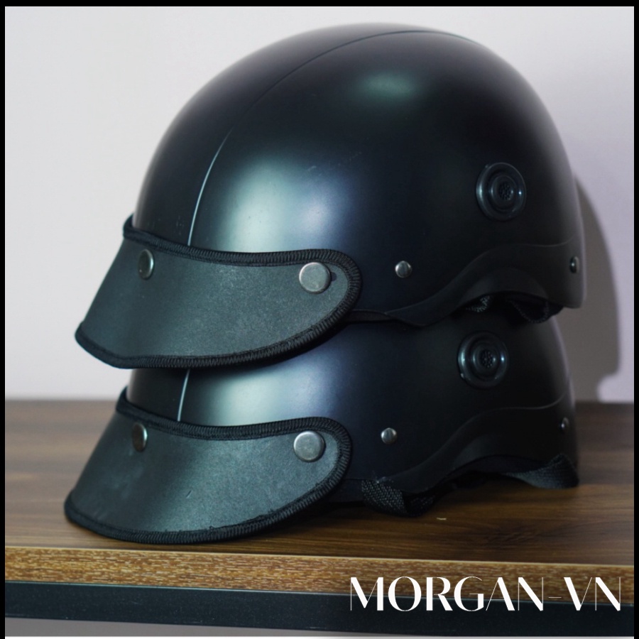 Mũ bảo hiểm sơn nửa đầu nam nữ có lỗ thông gió [MORGAN™] nón bảo hiểm ...