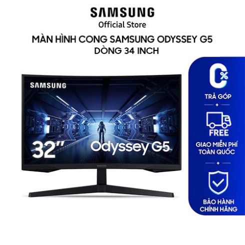 [[ Màn hình Gaming Samsung Odyssey 34 inch Cong LC34G55TWWEXXV Ultra ...