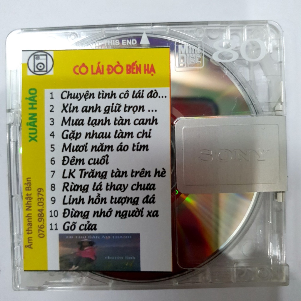 [MD] MD Test loa- Cô Lái Đò Bến Hạ - Thiết bị lưu trữ MD Mini Disc nhạc ...