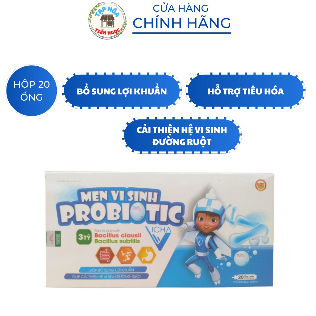 Men Vi Sinh Probiotic Icha - Giúp Bổ Sung Lợi Khuẩn - Cải Thiện Hệ Vi Sinh Đường Ruột | Shopee ...