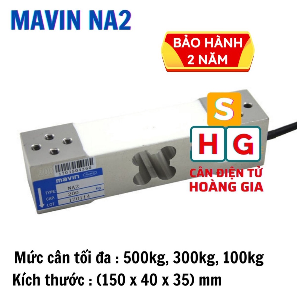 Cảm biến cân điện tử Loadcell Mavin NA2 800kg 500kg 350kg | Shopee Việt Nam