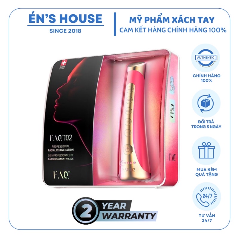 Máy Đẩy Tinh Chất, Nâng Cơ, Chiếu đèn FOREO FAQ 102| BH 2 năm, Hàng Mỹ ...