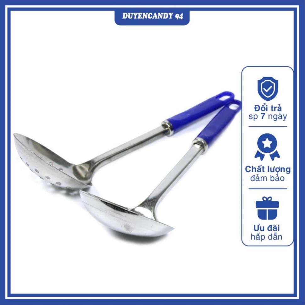 Muôi Múc Canh Và Muôi Thủng Inox Cán Nhựa Đẹp zalo 0328731994 | Shopee ...