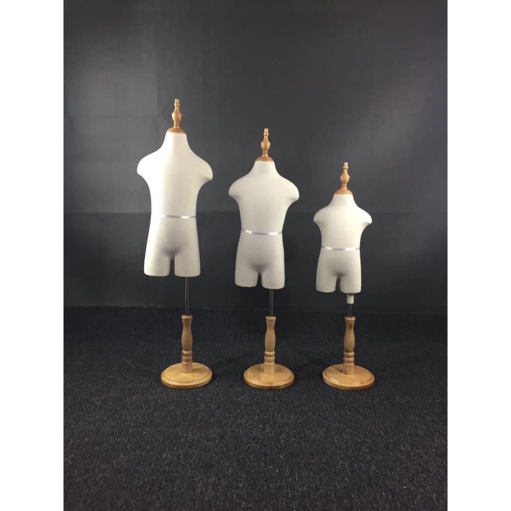 Manocanh trẻ em cao cấp, không tay, 0-2 tuổi (size 4-6-8 tuổi vui lòng ...