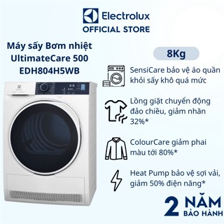 Máy sấy bơm nhiệt Electrolux Heat Pump 8kg UltimateCare 500 ...
