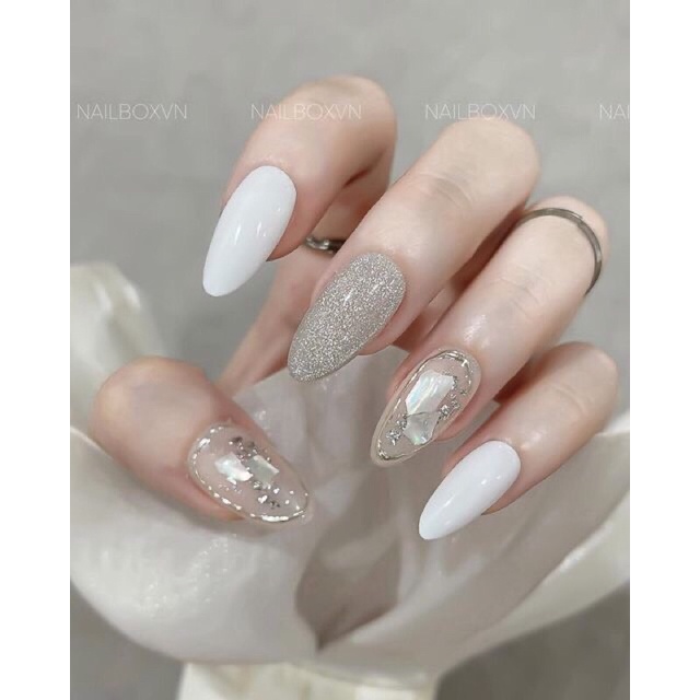 Mẫu nail box ẩn xà cừ thiết kế thủ công[M017] | Shopee Việt Nam