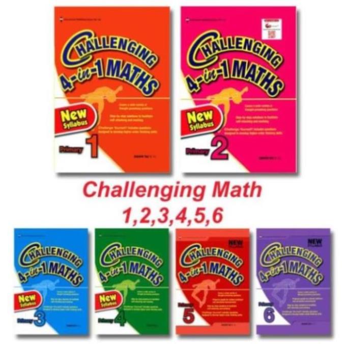 [ Toán Sing ] Challenging Math 4 in 1 - New Syllabus - bản đẹp - khổ A4 ...