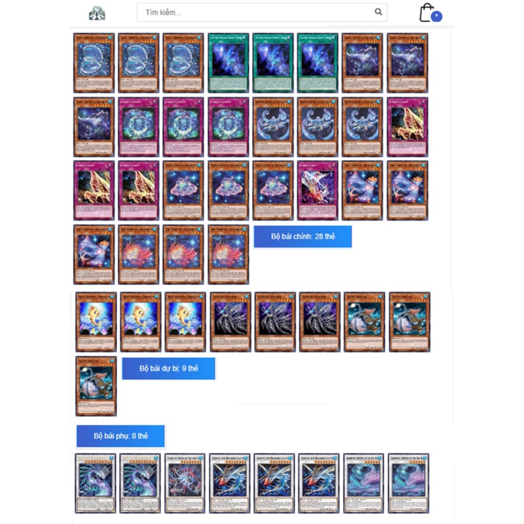 Playset Archetypes Ghoti - Bộ bài xếp sẵn Yugioh | Shopee Việt Nam