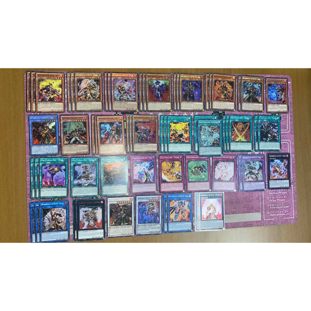 Bộ bài xếp sẵn full playset TCG Yugioh Archetypes Fire Fist Fire ...