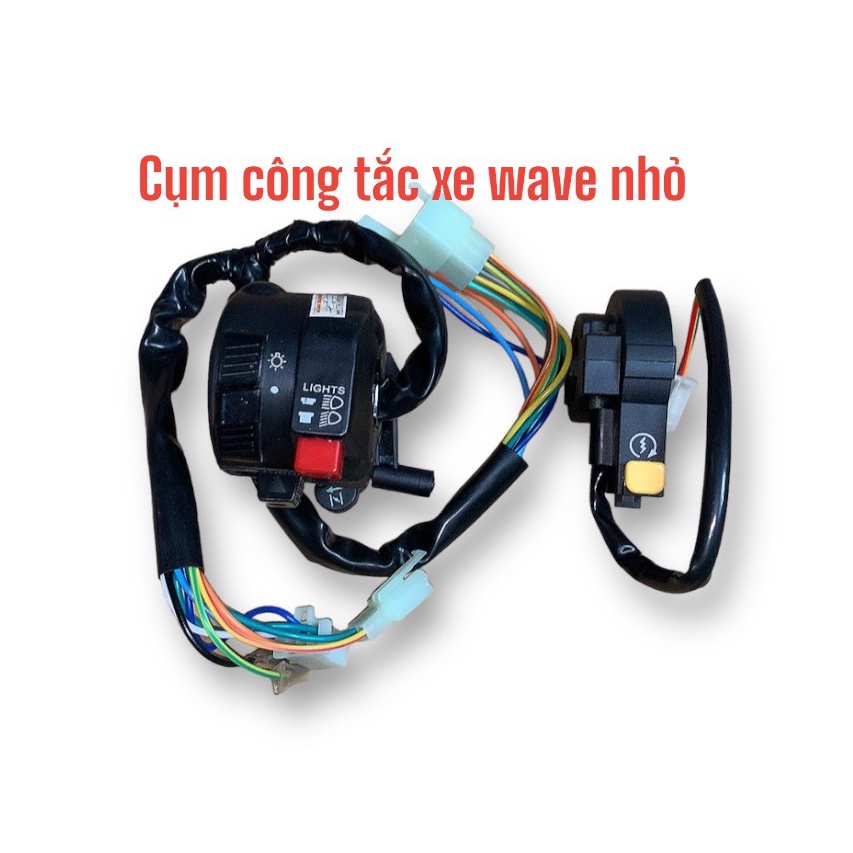 Cụm công tắc trái phải xe wave nhỏ,wave cũ hai bóng hàng cao cấp ...
