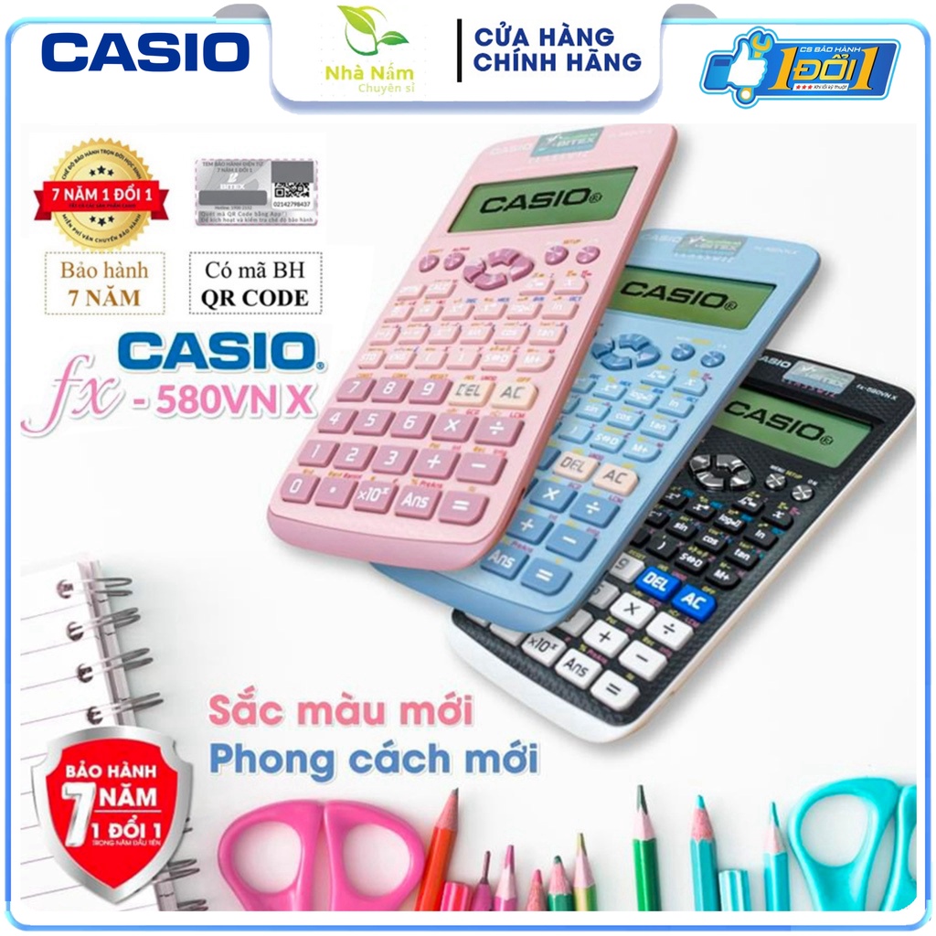 Máy Tính Casio FX 580VNX, Máy Tính Chính Hãng Bitex Bảo Hành 7 Năm Trọn ...