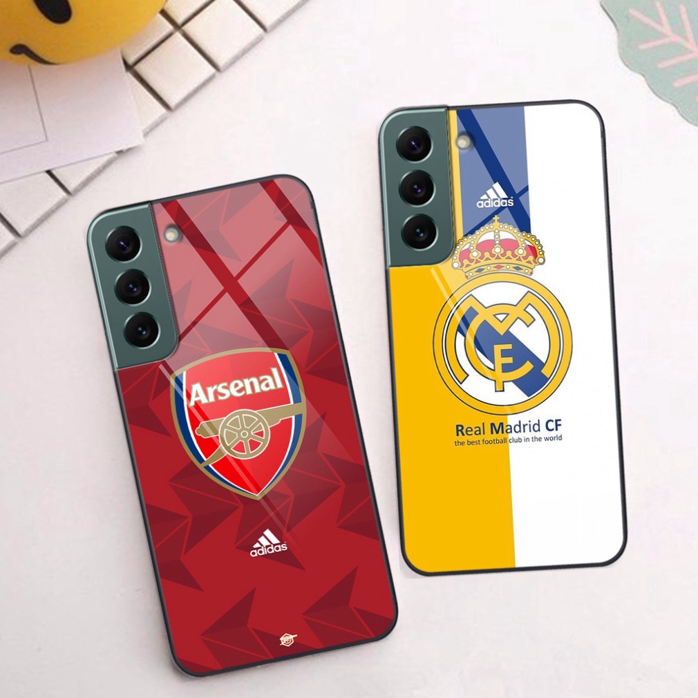 Ốp kính Samsung S22 / S22 Ultra hình logo các đội bóng đá nổi tiếng ...