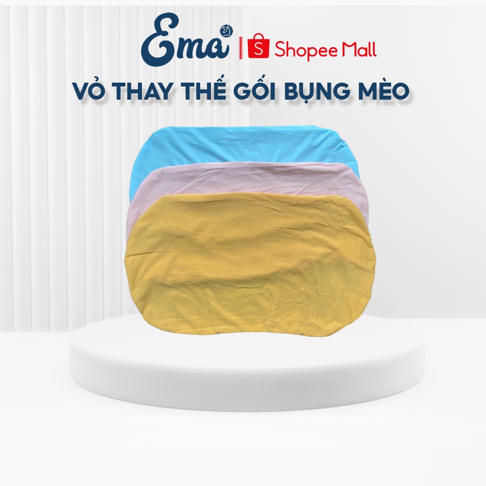 Vỏ thay thế gối bụng mèo Ema | Shopee Việt Nam