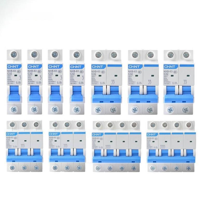 Aptomat MCB 1 Pha NXB-63 Chint 6A, 10A, 16A, 25A, 32A, 40A, 50A, 63A, 80A,100A,125A (Hàng chính ...