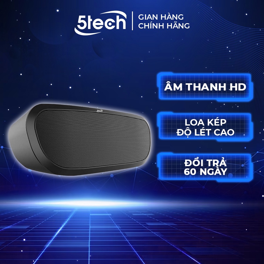 Loa bluetooth 5TECH BS1 chính hãng, loa mini cầm tay di động âm thanh sống động, âm bass siêu ...