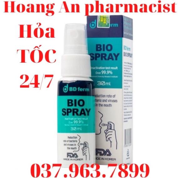 Xịt họng Bio Spray 30ml Hàn Quốc giúp kh áng và bất hoạt vi.rus SARS ...