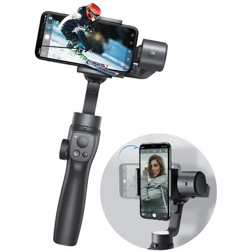 Tay cầm chống rung gimbal điện thoại 3 Axis gậy tự động xoay có bluetooth hỗ trợ quay video chụp ...