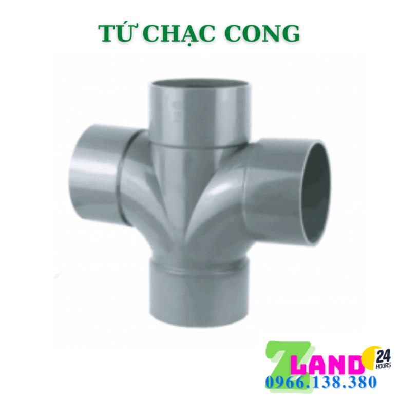 Tứ chạc cong UPVC DN90, DN110 | Shopee Việt Nam