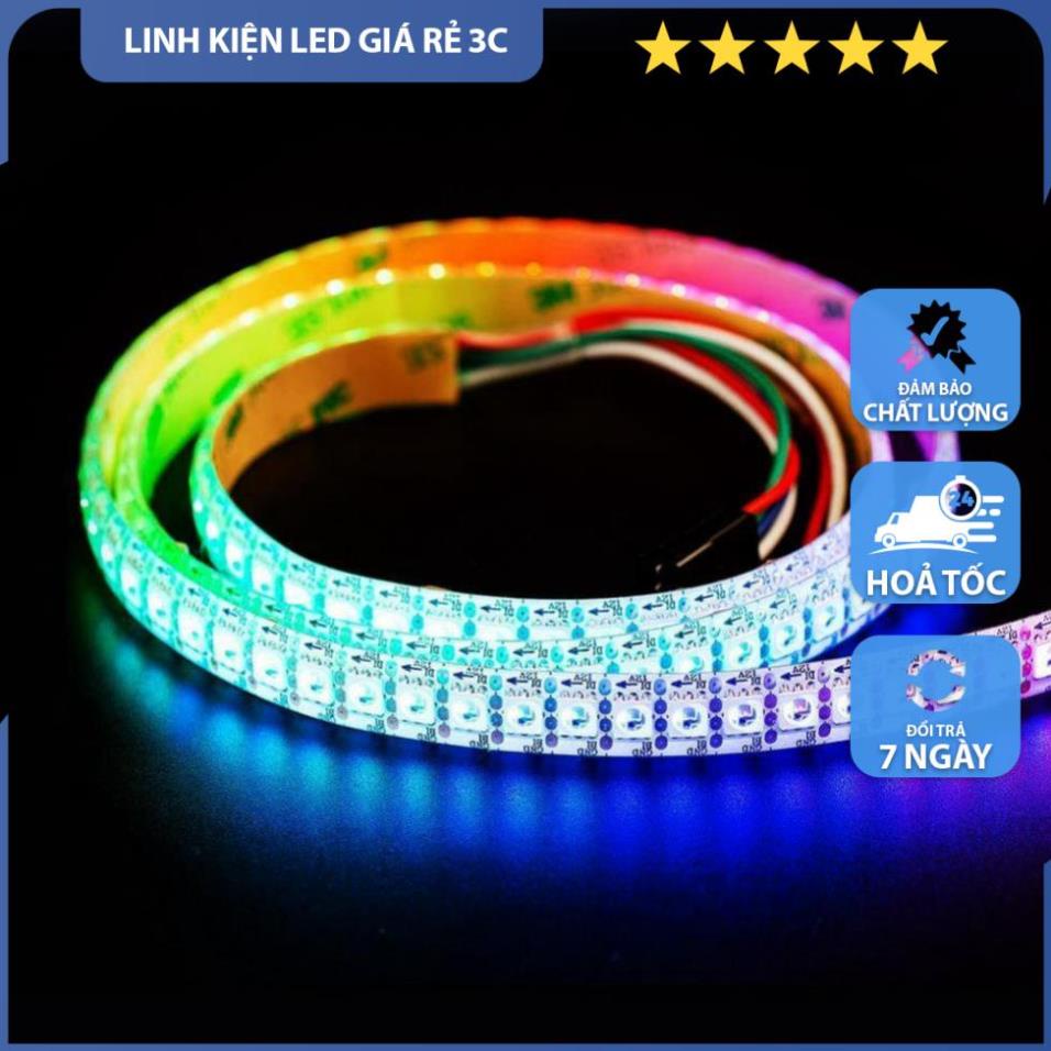 Bộ 1m Dây LED đuổi, nháy theo nhạc WS2812B Full Color, 144 LED/m 5V DC - L.Kien LED 3C | Shopee ...