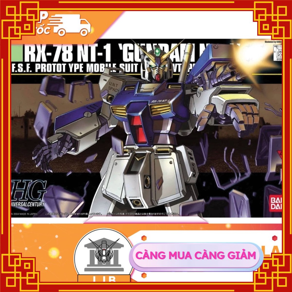 ( Giá tốt ) Mô hình lắp ráp Bandai Gundam HG UC 1/144 Gundam NT-1 Alex ...