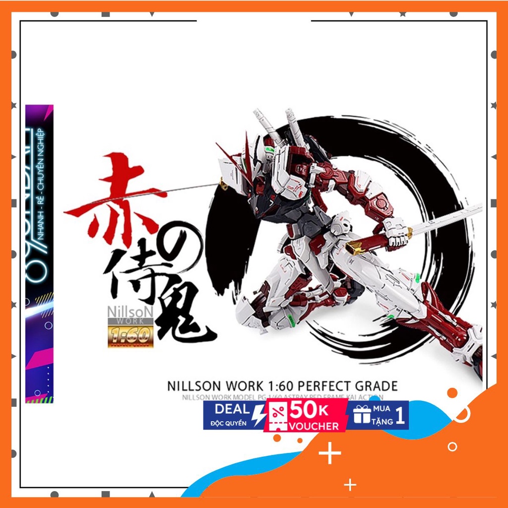 Mô Hình Lắp Ráp Gundam PG Astray Red Frame Flight Unit ver 2.0 bản 4 ...