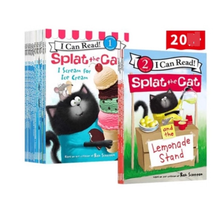 Bản nhập - I can read: Splat the cat - 20 books | Shopee Việt Nam