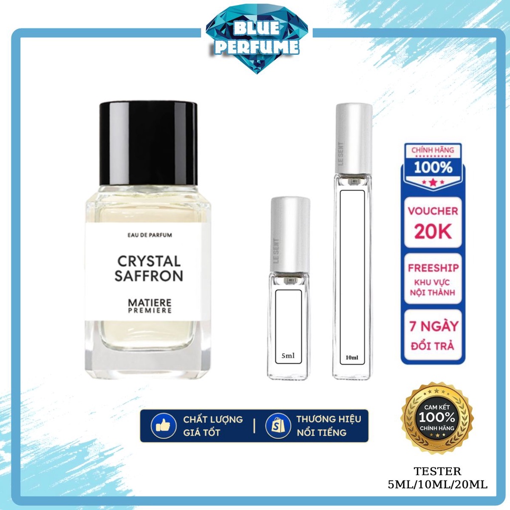 💎 Nước hoa MATIERE PREMIERE Crystal Saffron EDP 10ml 𝗣𝗲𝗿𝗳𝘂𝗺𝗲 𝗦𝘁𝗼𝗿𝗲 💎 | Shopee Việt Nam