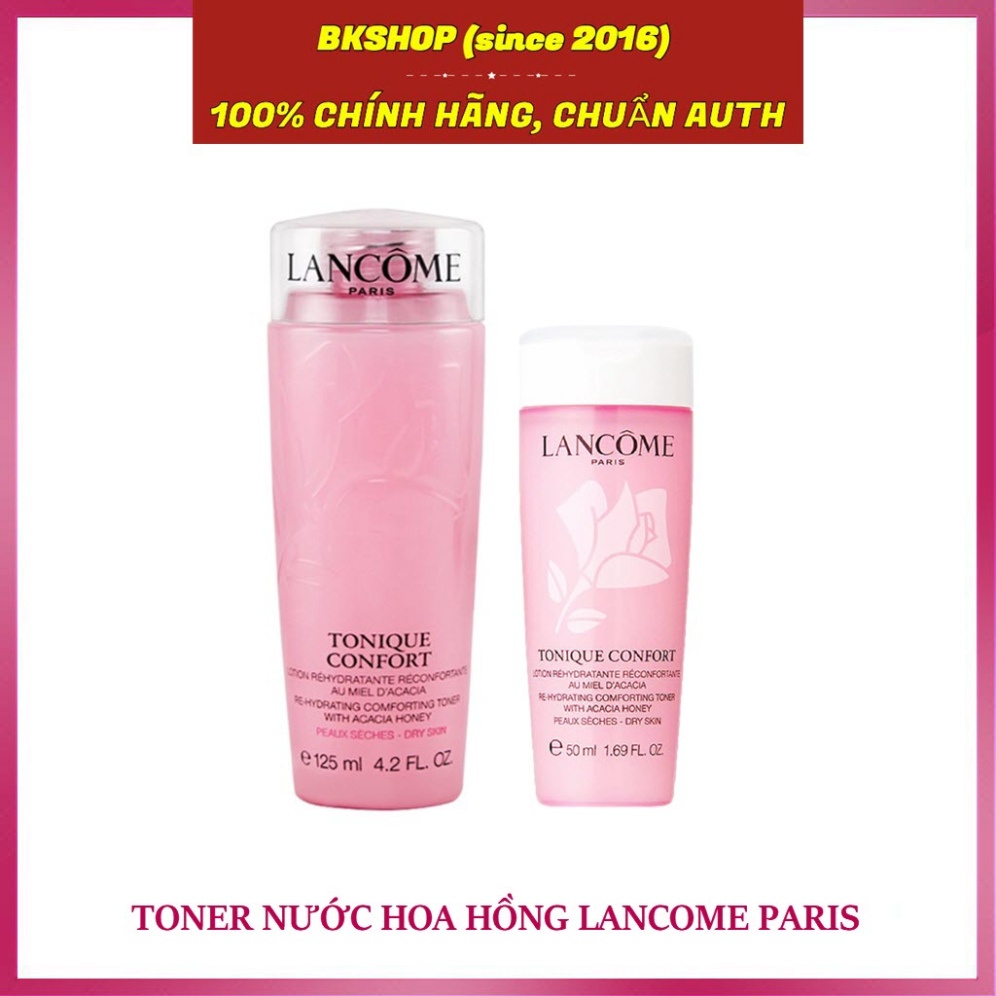 Chính hãng [Hàng Pháp] Nước hoa hồng cấp ẩm cho da Lancome Tonique ...