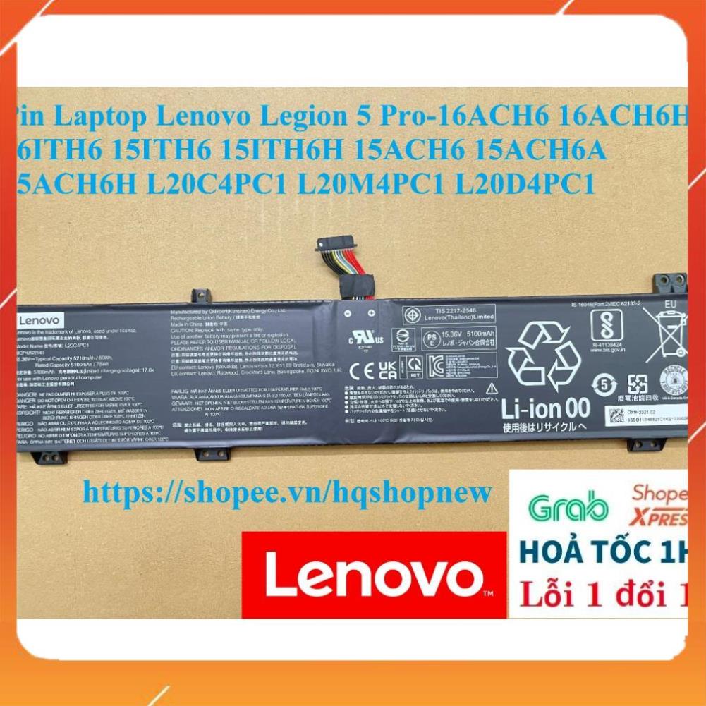 HCMPin Laptop Lenovo Legion 5 Pro-16ACH6 16ACH6H 16ITH6 15ITH6 15ITH6H ...