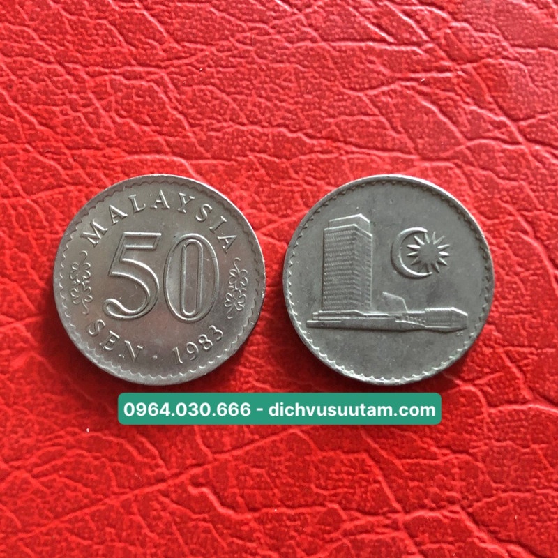 Xu 50 sen Malaysia giai đoạn 198x sưu tầm | Shopee Việt Nam