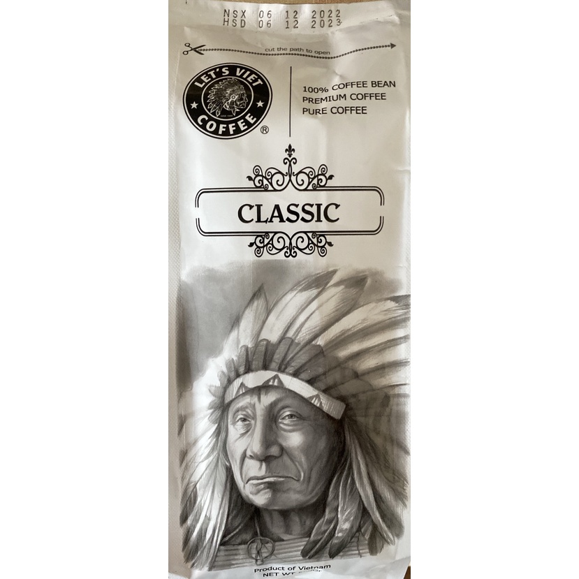 Cafe Let's Viet Classic túi 500g/Cafe phin truyền thống (Cafe Classic ... Cafe Let's Viet Classic túi 500g/Cafe phin truyền thống (Cafe Classic ...