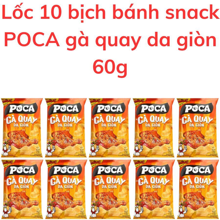 Bánh snack POCA gà quay da giòn bịch 60g | Shopee Việt Nam