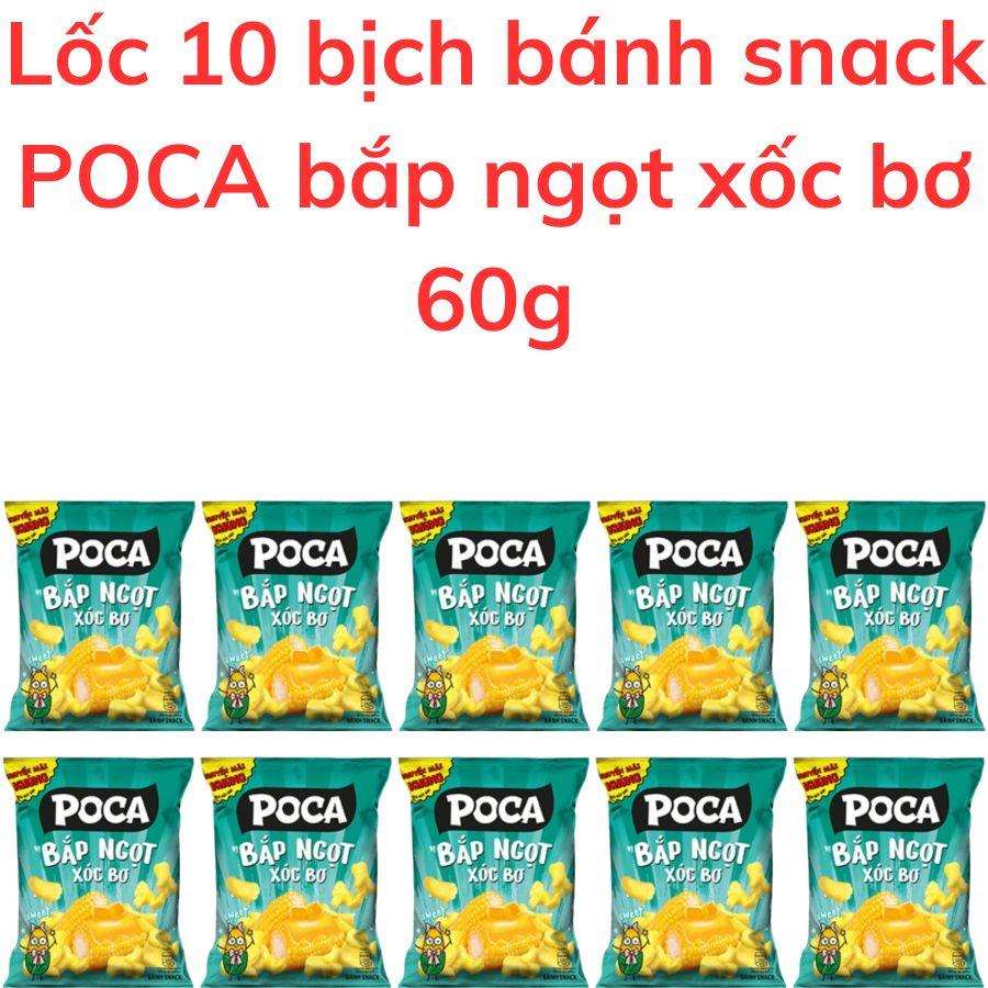 Bánh snack POCA bắp ngọt xốc bơ bịch 60g | Shopee Việt Nam