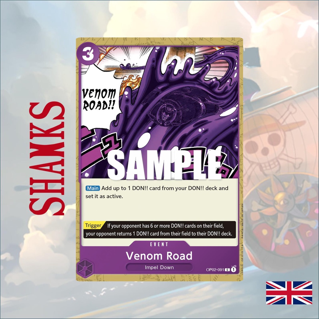 [Thẻ bài One Piece TCG] Venom Road - OP02-091 - Common | Shopee Việt Nam
