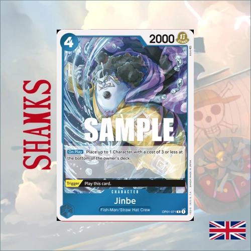 [Thẻ bài One Piece TCG] Jinbe - OP01-071 - Rare 1st Edition | Shopee Việt Nam
