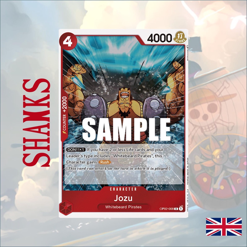 [Thẻ bài One Piece TCG] Jozu - OP02-008 - Rare | Shopee Việt Nam