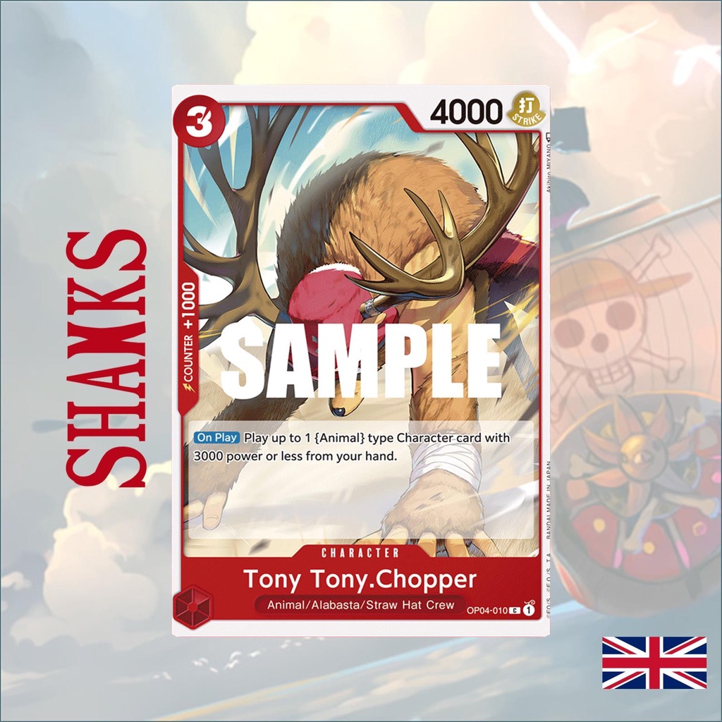[Thẻ bài One Piece TCG] Tony Tony.Chopper - OP04-010 - Common | Shopee Việt Nam