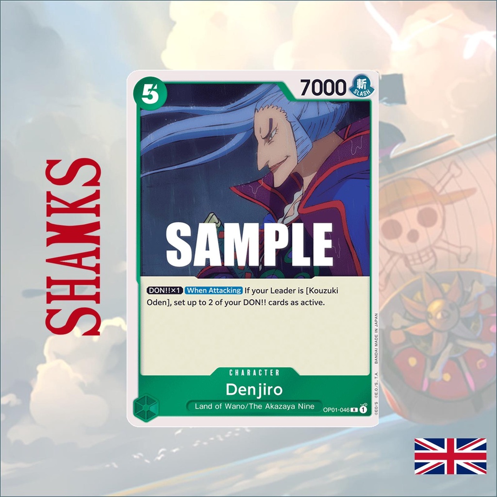 [Thẻ bài One Piece TCG] Denjiro - OP01-046 - Rare | Shopee Việt Nam