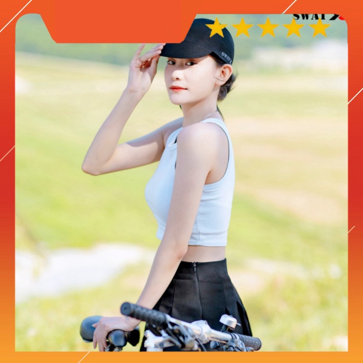 Mũ xe đạp SWAT X5, nón vải lưỡi trai đạp xe thể thao cá tính, logo phản ...