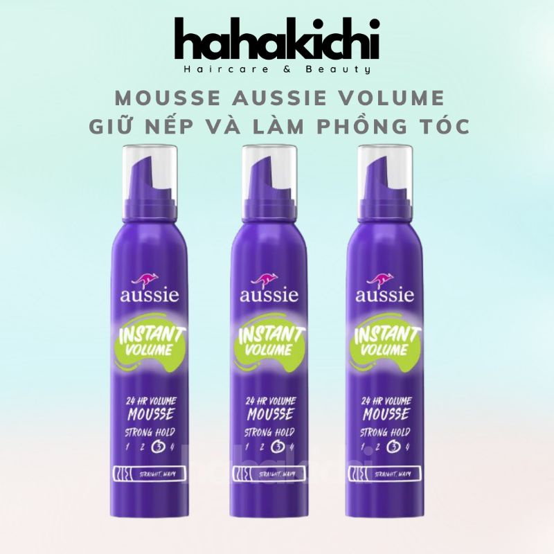 [Mẫu Mới] Aussie Mousse Volume Kem mousse tạo phồng tóc và giữ nếp ...