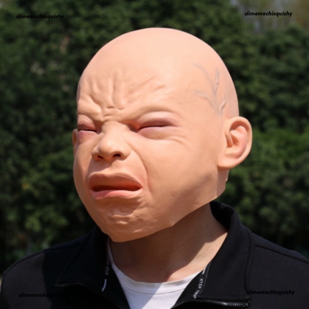 Mặt nạ trẻ con KHÓC cậu bé nheo mặt giả trang thích hợp halloween rất giống hero ĐỨC trong ...