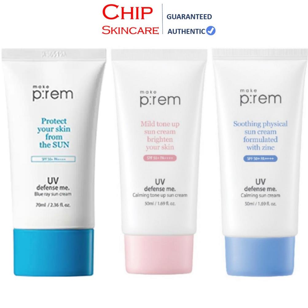 Kem Chống Nắng Vật Lý Make Prem UV Sun Cream Make P:rem SPF 50+ PA ...