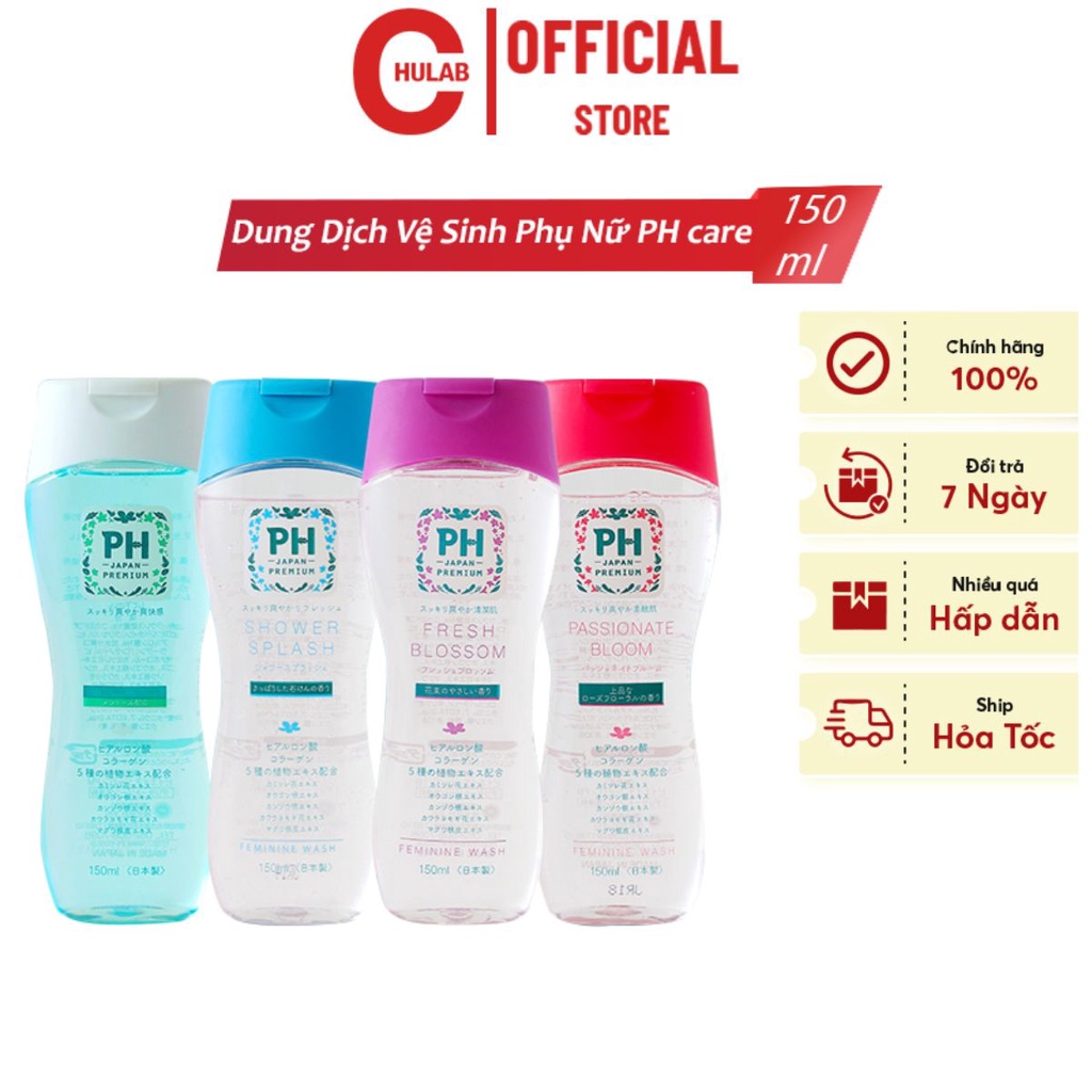 Dung dịch vệ sinh phụ nữ PH Care Japan Premium Femine Wash Nhật Bản 150ml - Chulab official ...