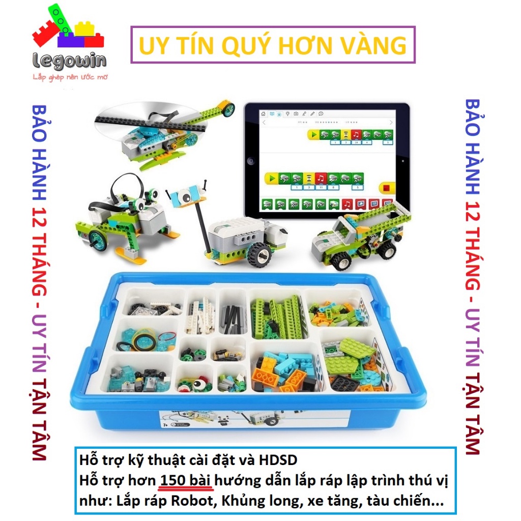 Tương Thích Lêgo Wedo 2.0 - Robot Milo 45300 Lêgo Education Kết Nối App ...