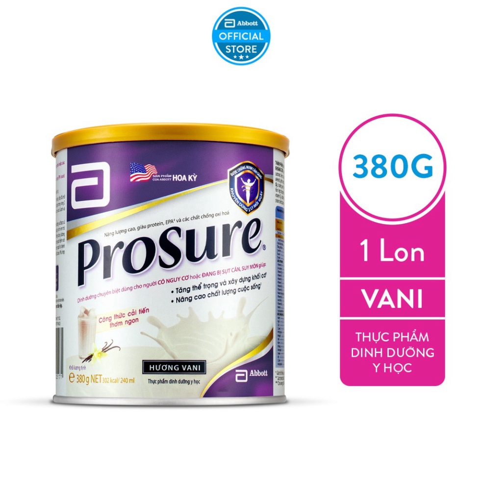 Sữa bột dành cho người bị ung thư Prosure Abbott 380g | Shopee Việt Nam