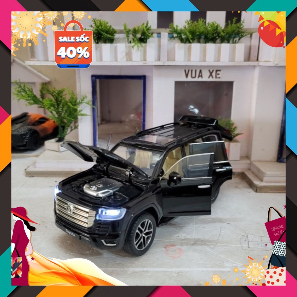 (Tặng oto chibi) Mô hình xe Toyota Land Cruiser LC300 tỉ lệ 1:24 có ...